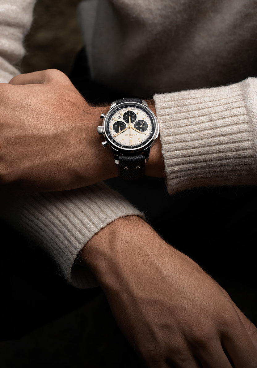 Freedom 60 Chrono 43mm Off White | NORQAIN Swiss Made Watches - NORQAIN